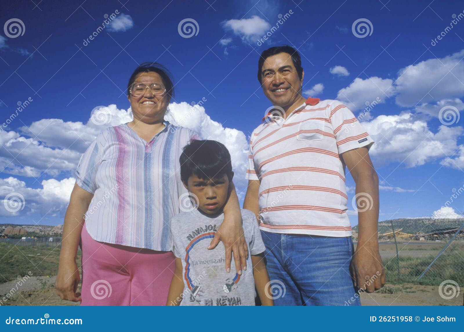 Portrait of a Navajo Family, Editorial Stock Photo - Image of father ...