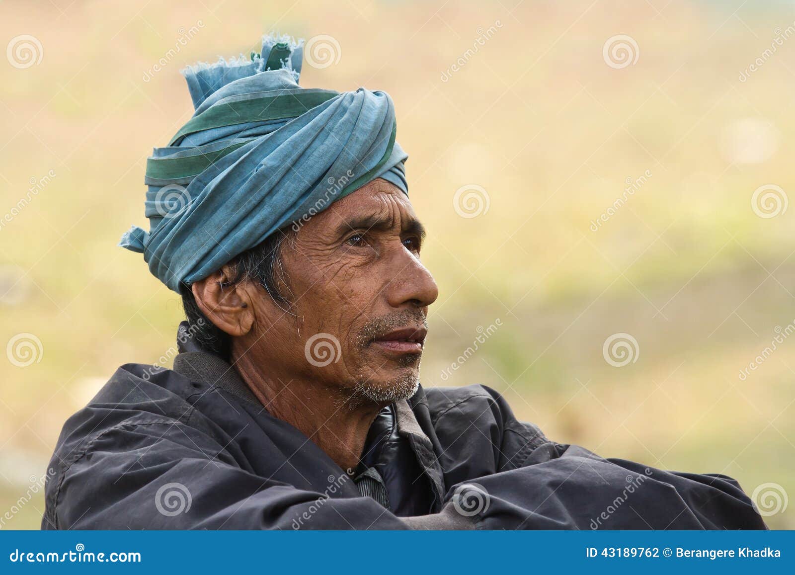 Portrait of Nepali Man in Bardia, Nepal Editorial Photography - Image ...