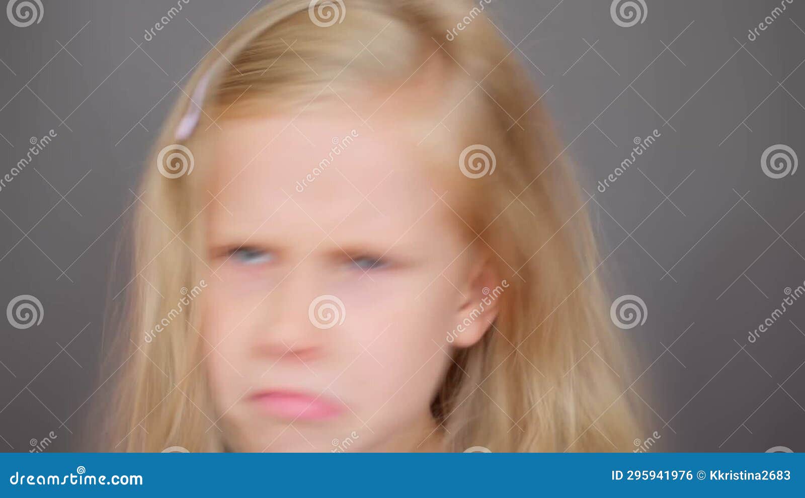 Portrait of a Nervous Girl. Stock Footage - Video of portrait ...