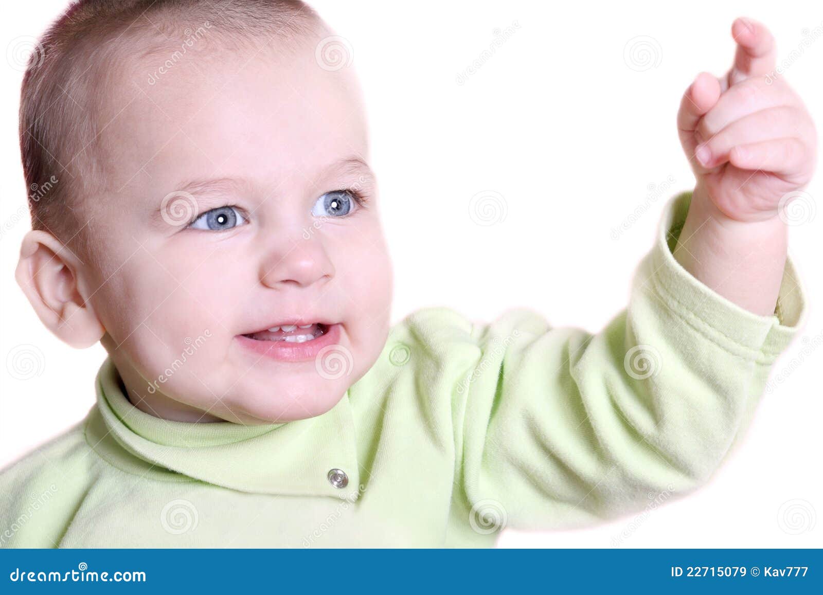 Portrait of Nice Baby Isolated Stock Image - Image of isolated ...