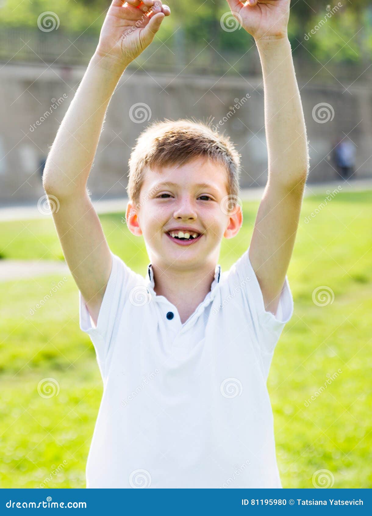 Portrait of a nice boy stock photo. Image of casual, nature - 81195980