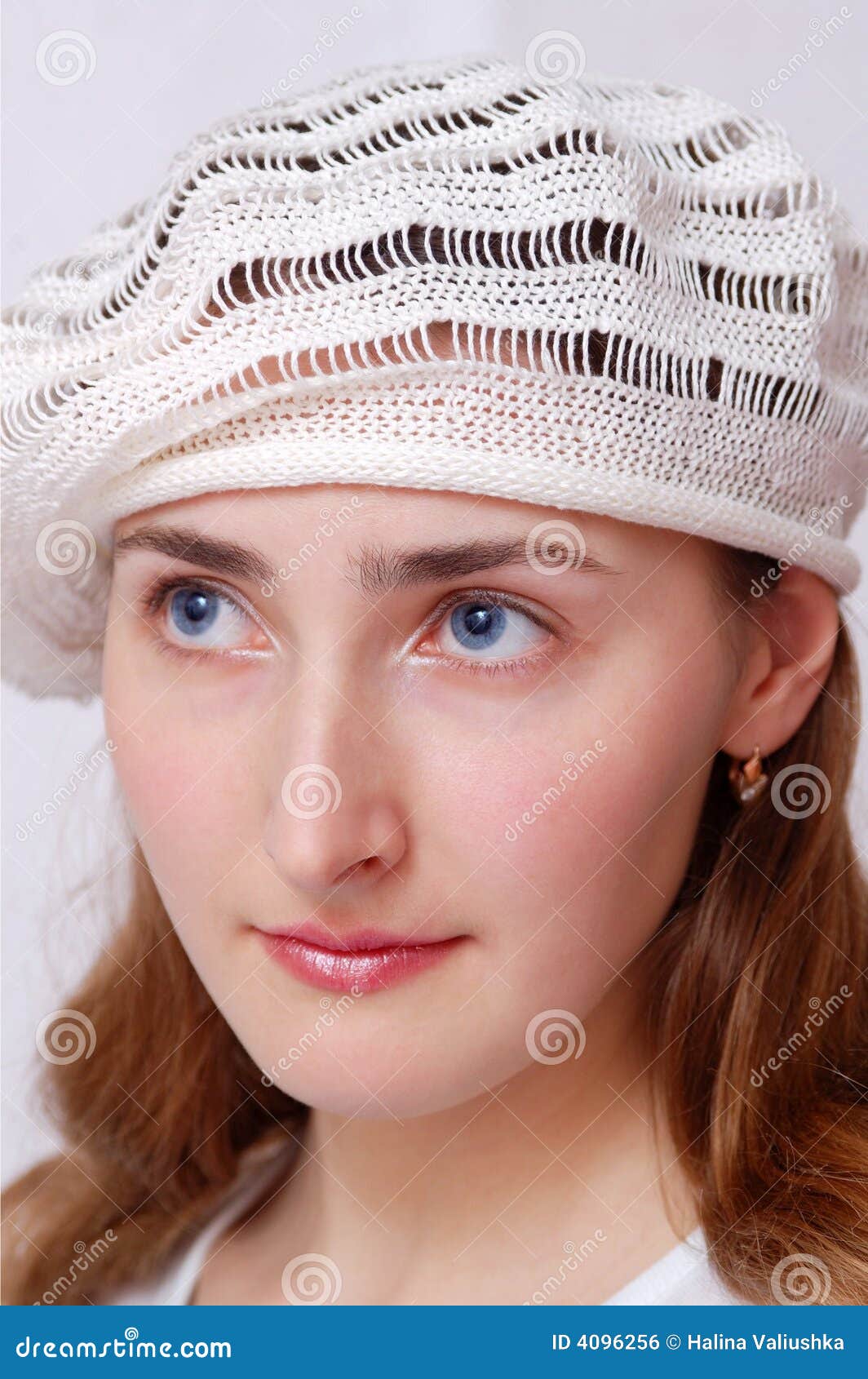 Portrait of the nice girl stock photo. Image of portrait - 4096256