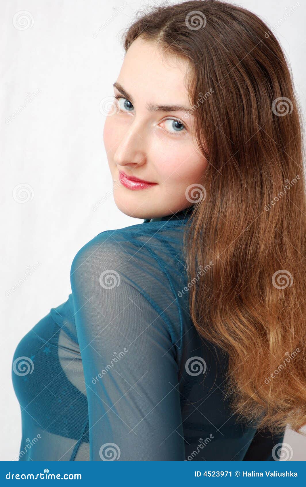 Portrait of the nice girl stock image. Image of cute, fresh - 4523971