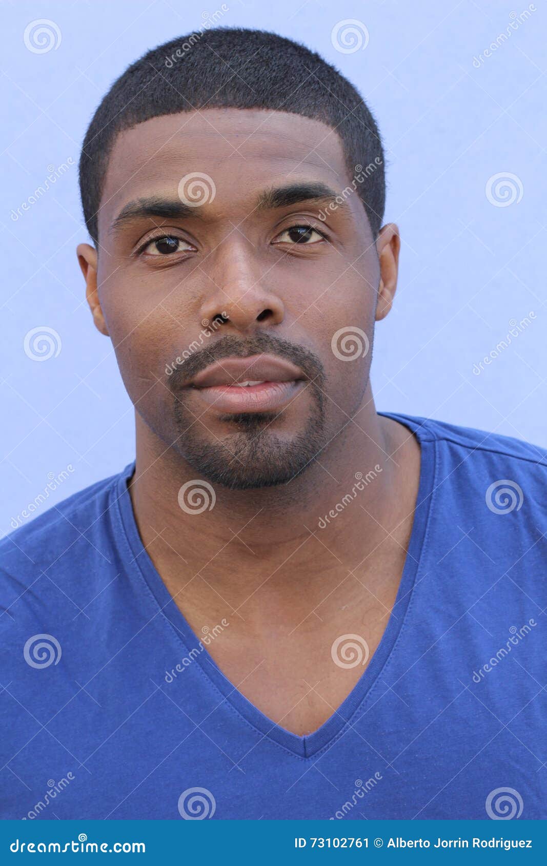 Portrait of a Nice Young Attractive African Man Stock Image - Image of ...