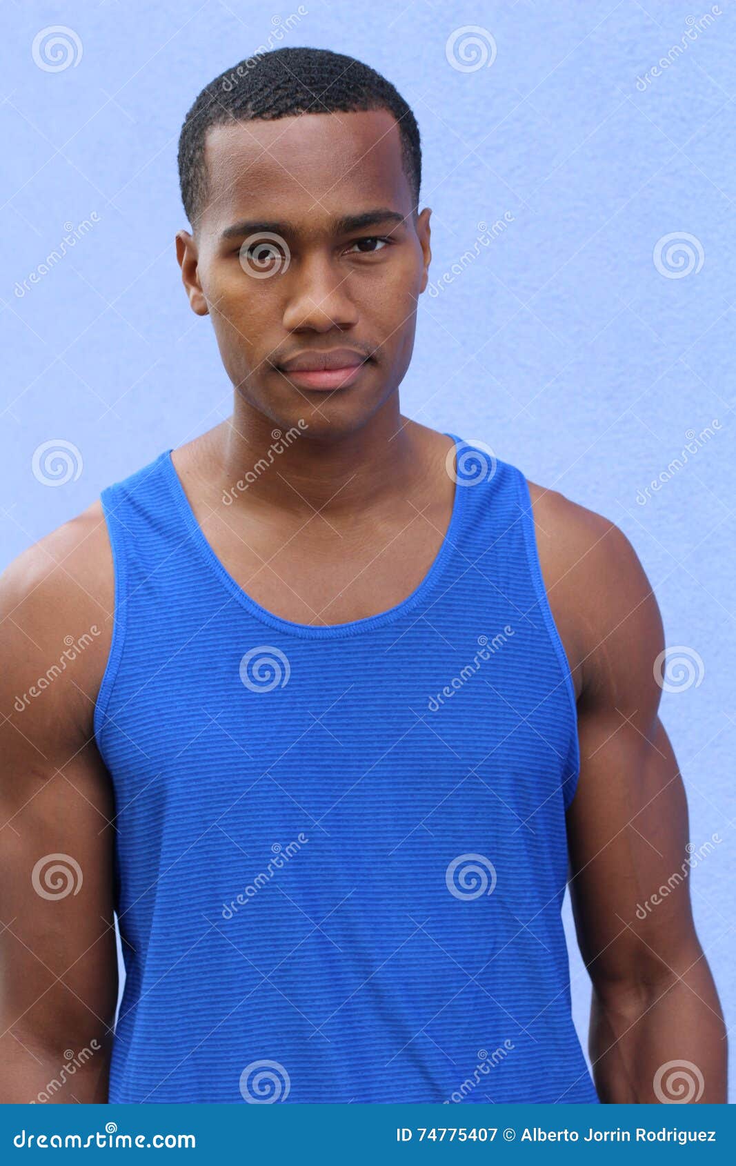 Portrait of a Nice Young Attractive African Man Stock Image - Image of ...