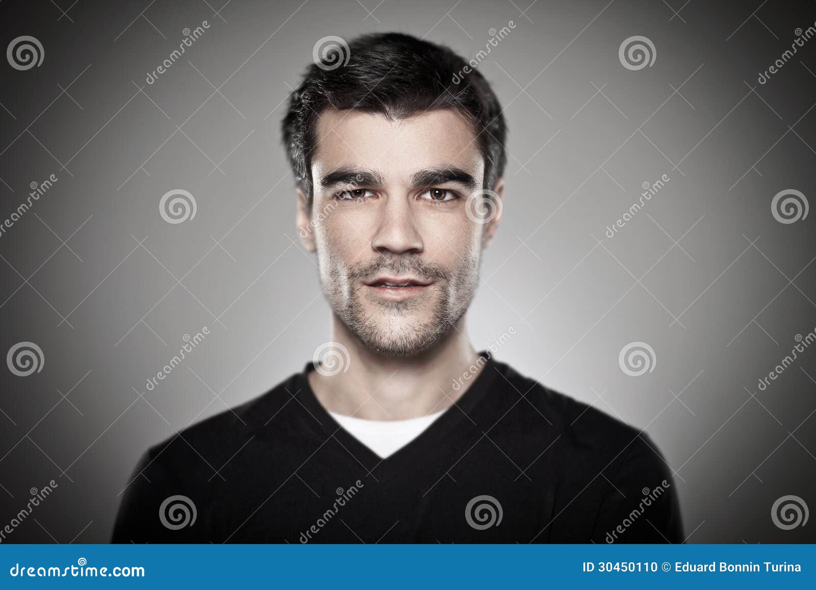 Portrait of a normal boy stock photo. Image of studio - 30450110