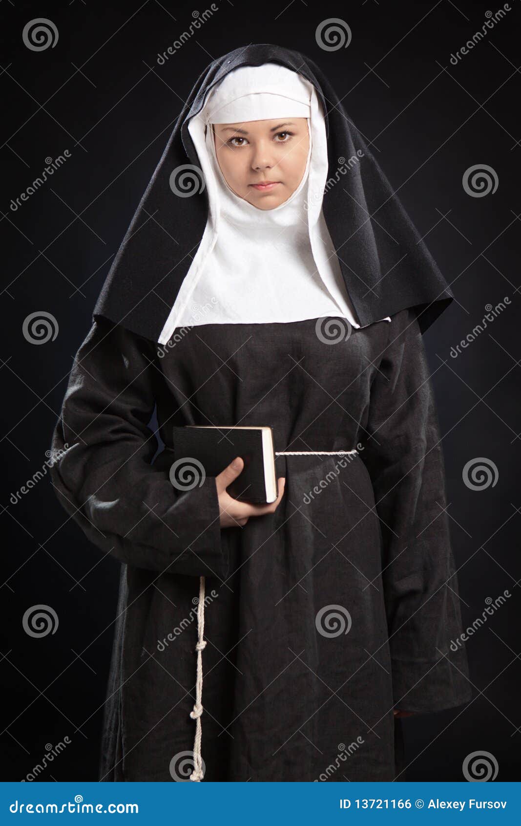 Portrait of a nun stock photo. Image of personage, portrait - 13721166