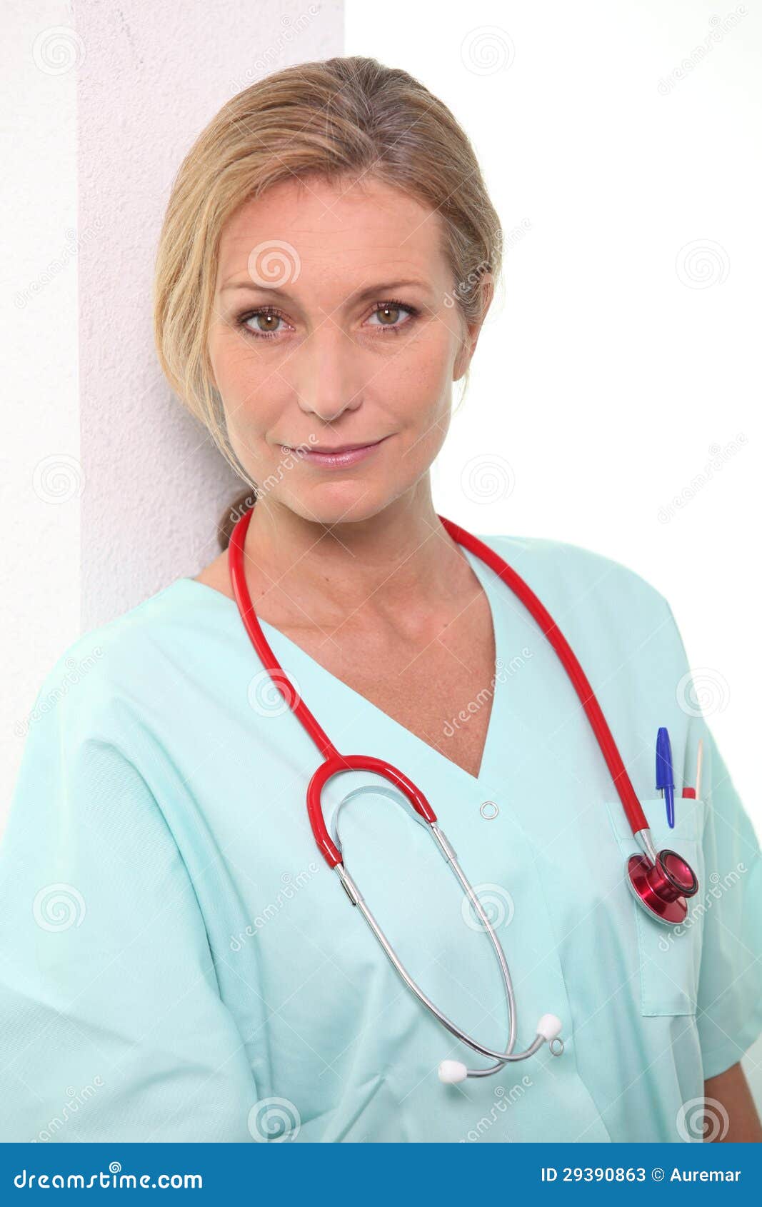 Portrait of a nurse stock image. Image of woman, medical - 29390863