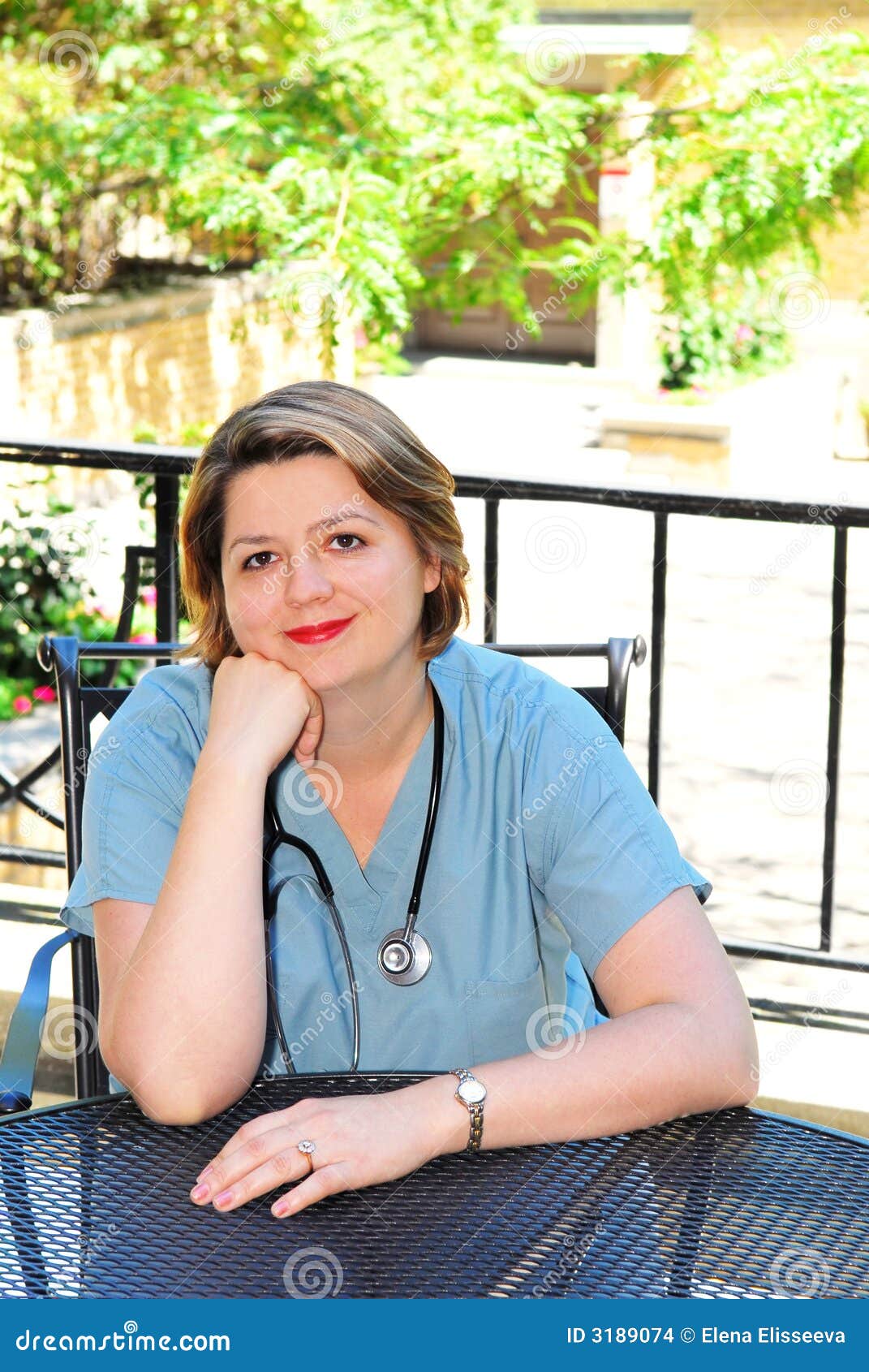 Portrait of a nurse stock photo. Image of caring, medicine - 3189074