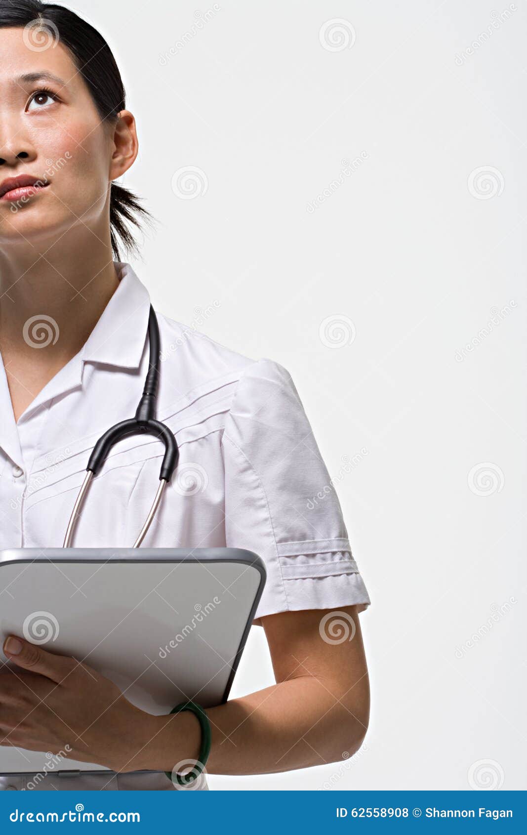 Portrait of a nurse stock photo. Image of background - 62558908