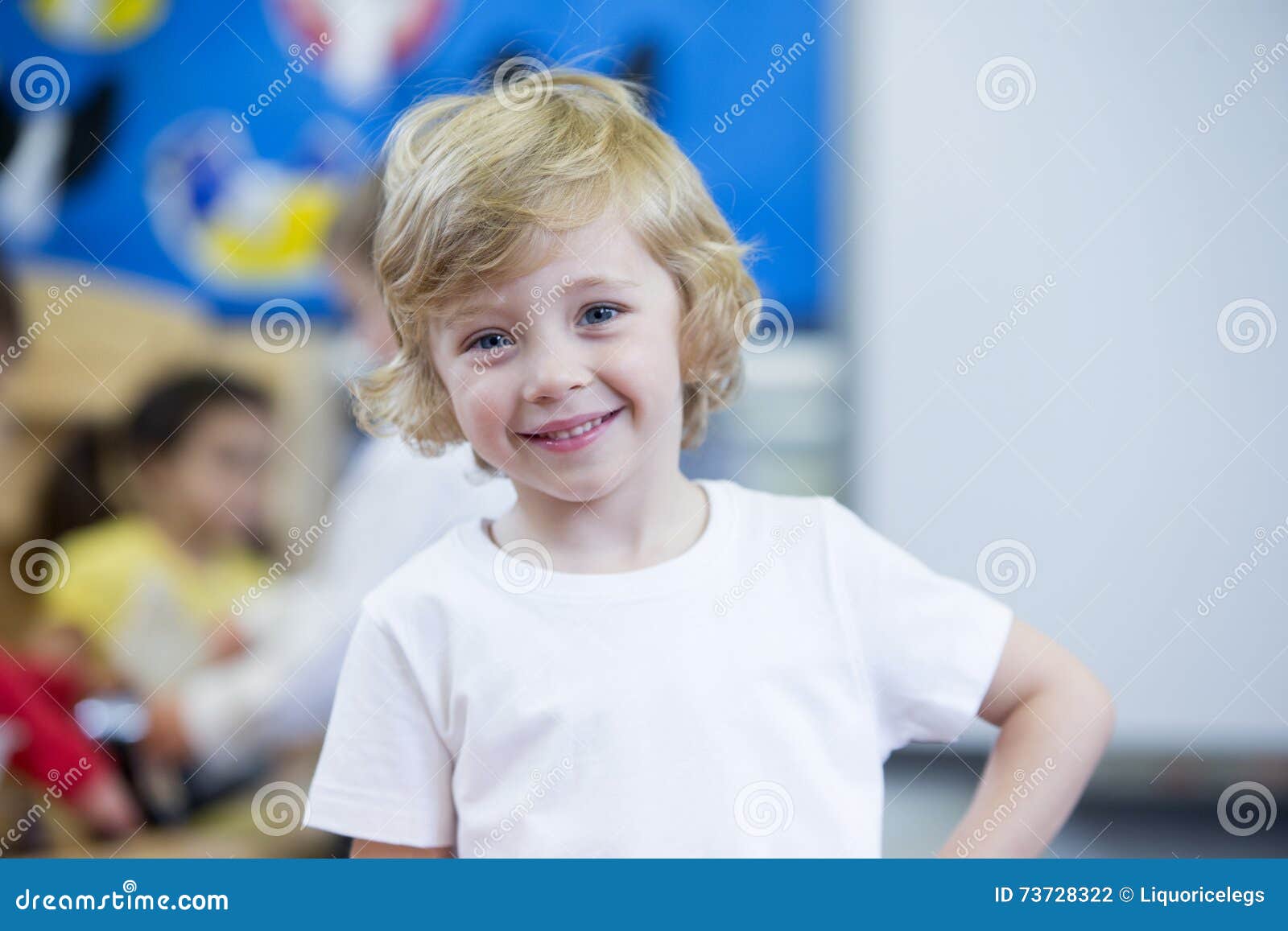 Portrait of a Nursery Student Stock Photo - Image of sand, nursery ...