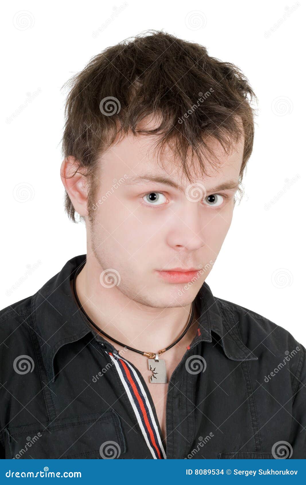 Portrait of the Offended Young Man Stock Photo - Image of offended ...