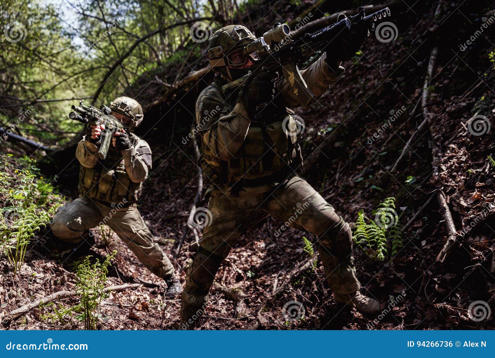 Portrait of Officers on Reconnaissance Stock Photo - Image of mission ...