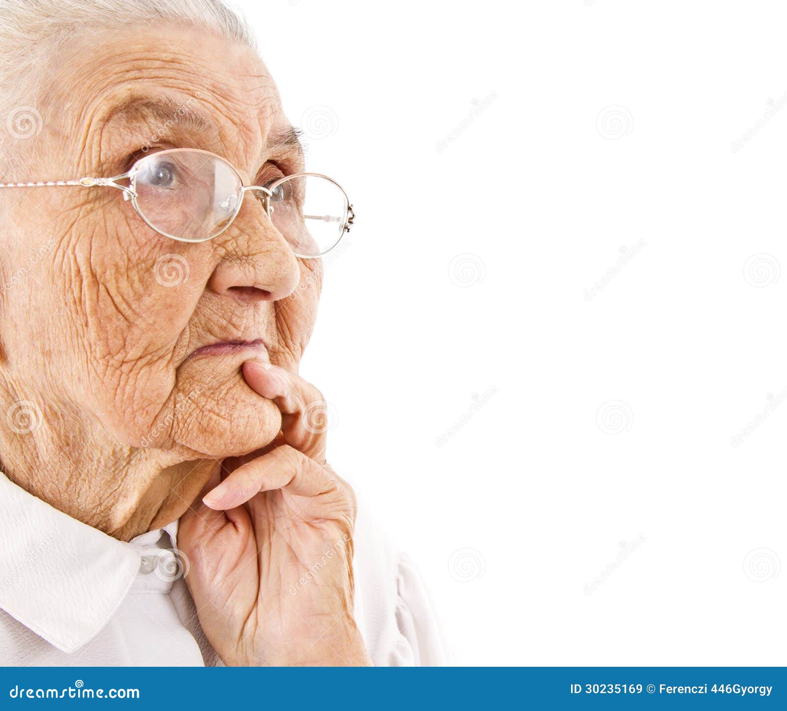 Old lady s portrait stock image. Image of people, contemplating - 30235169