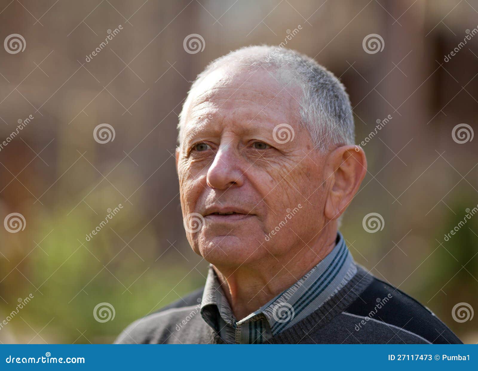 Portrait of old man stock image. Image of contemplation - 27117473