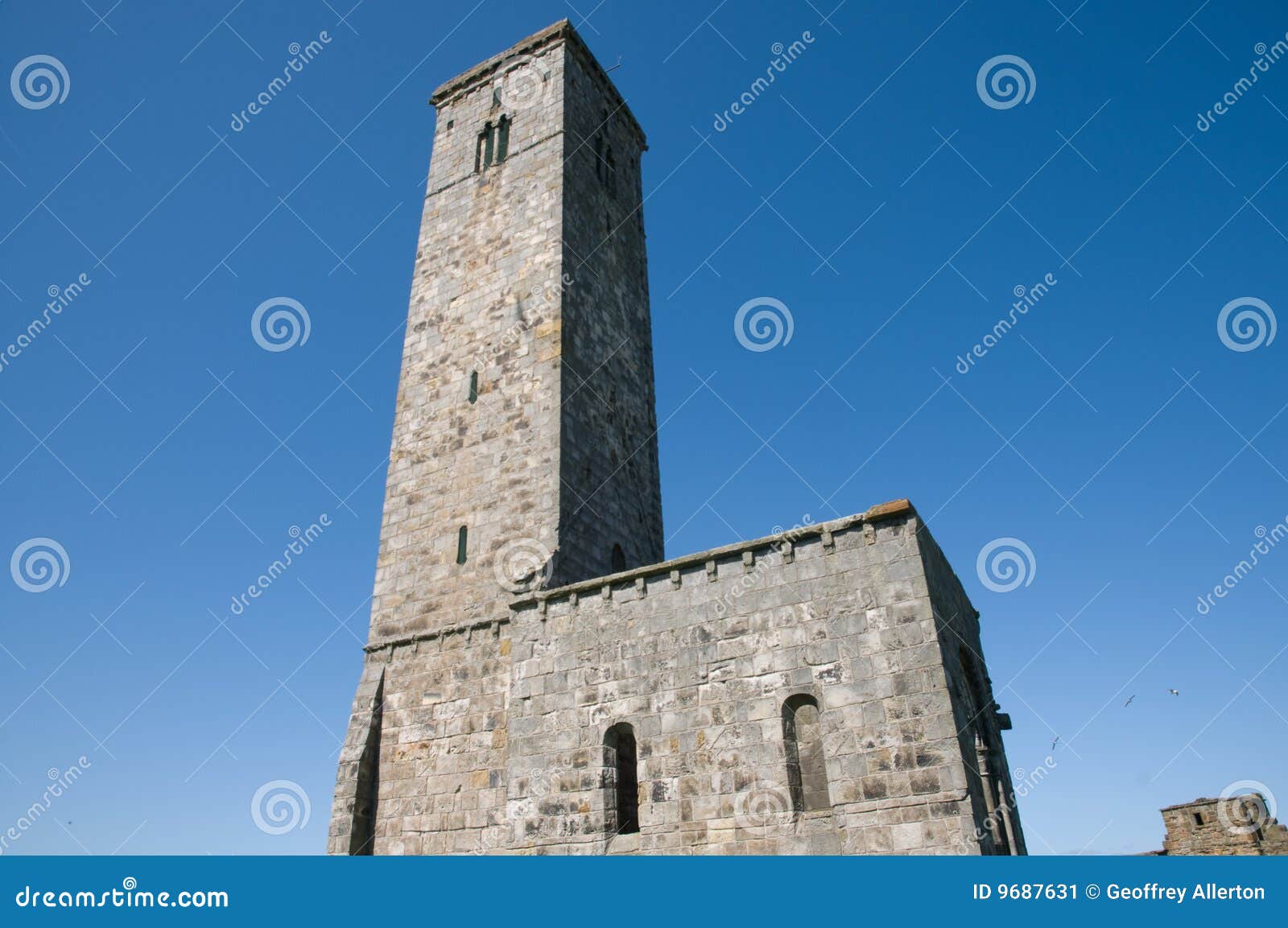 Portrait of the old tower stock image. Image of europe - 9687631