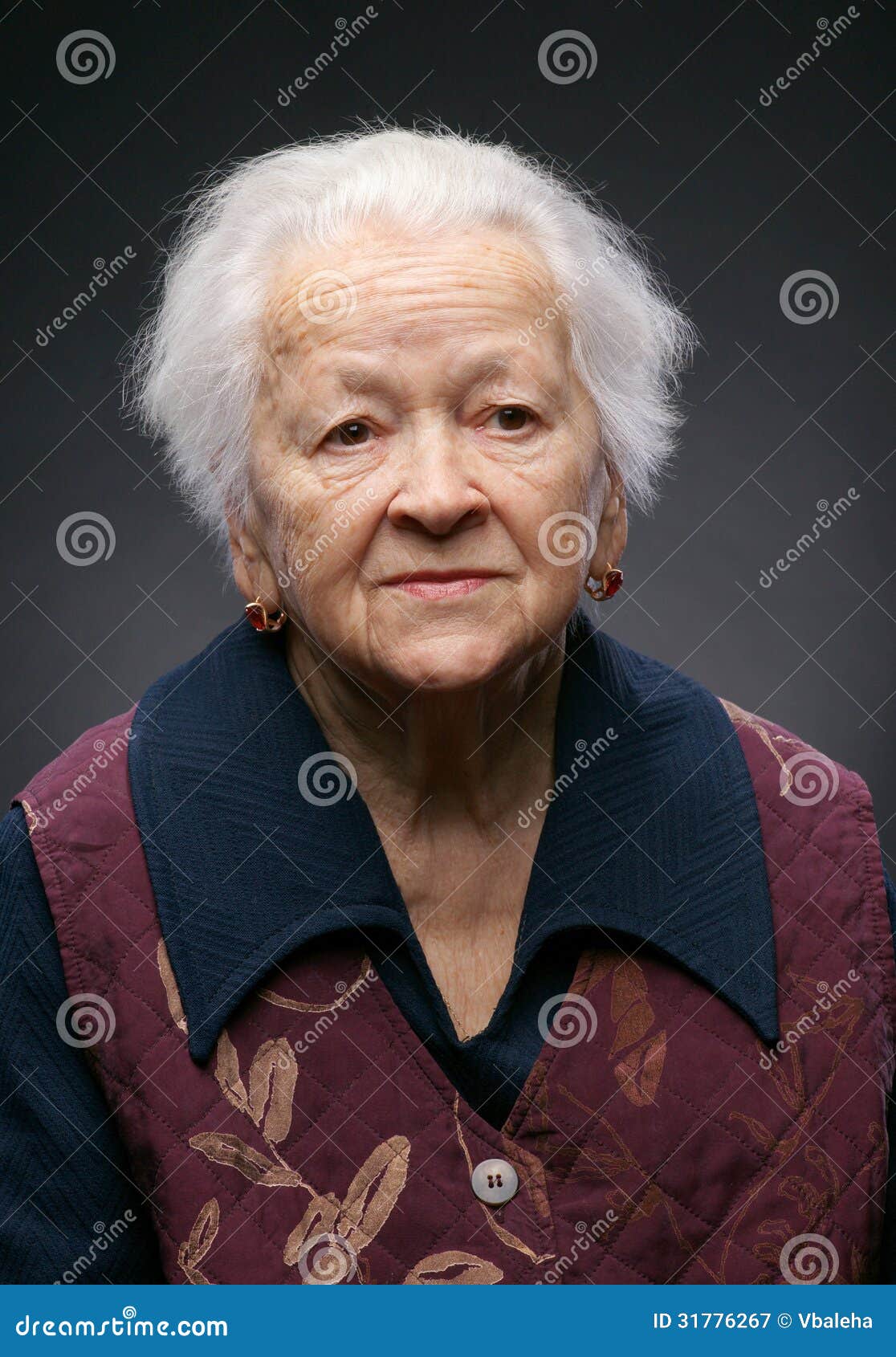 Portrait of old woman stock image. Image of aged, healthy - 31776267