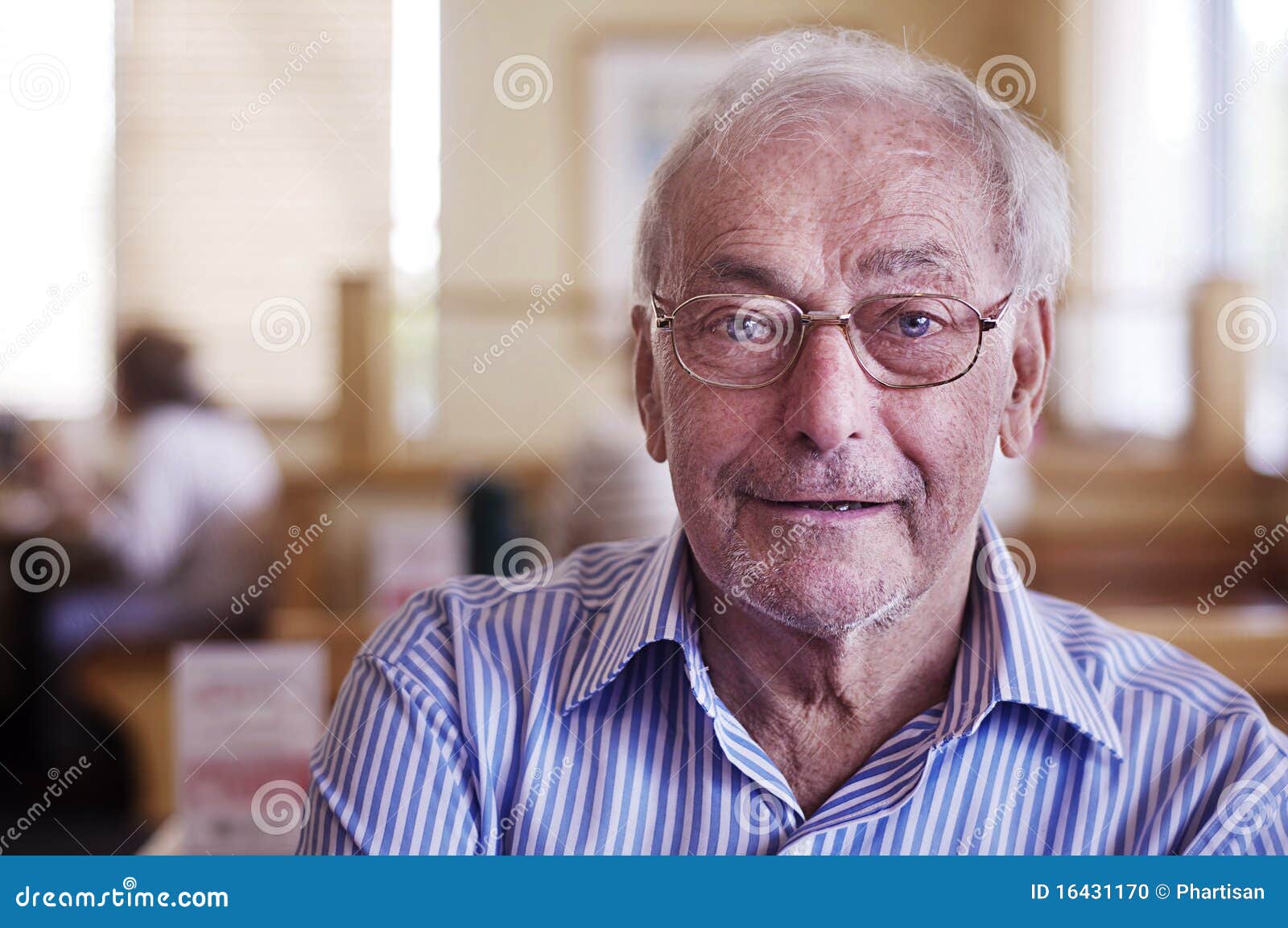 Portrait Of A Older Man Wearing Glasses Stock Photo - Image: 16431170