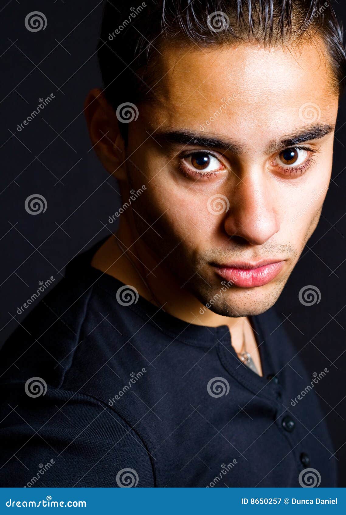 Portrait of One Hispanic Handsome Man Stock Image - Image of latin ...