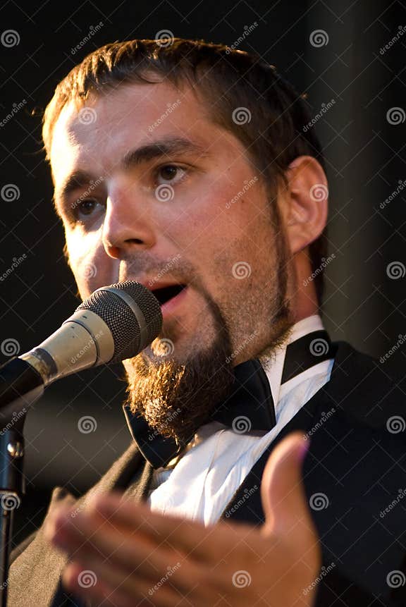 Portrait of opera singer stock image. Image of performing - 6689695