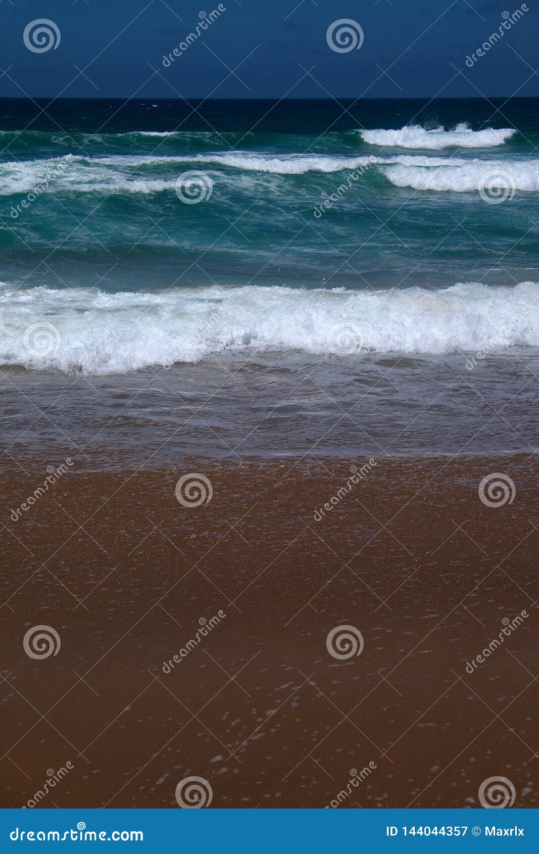 Portrait Orientation View of Beach in Namibe Desert Stock Image - Image ...