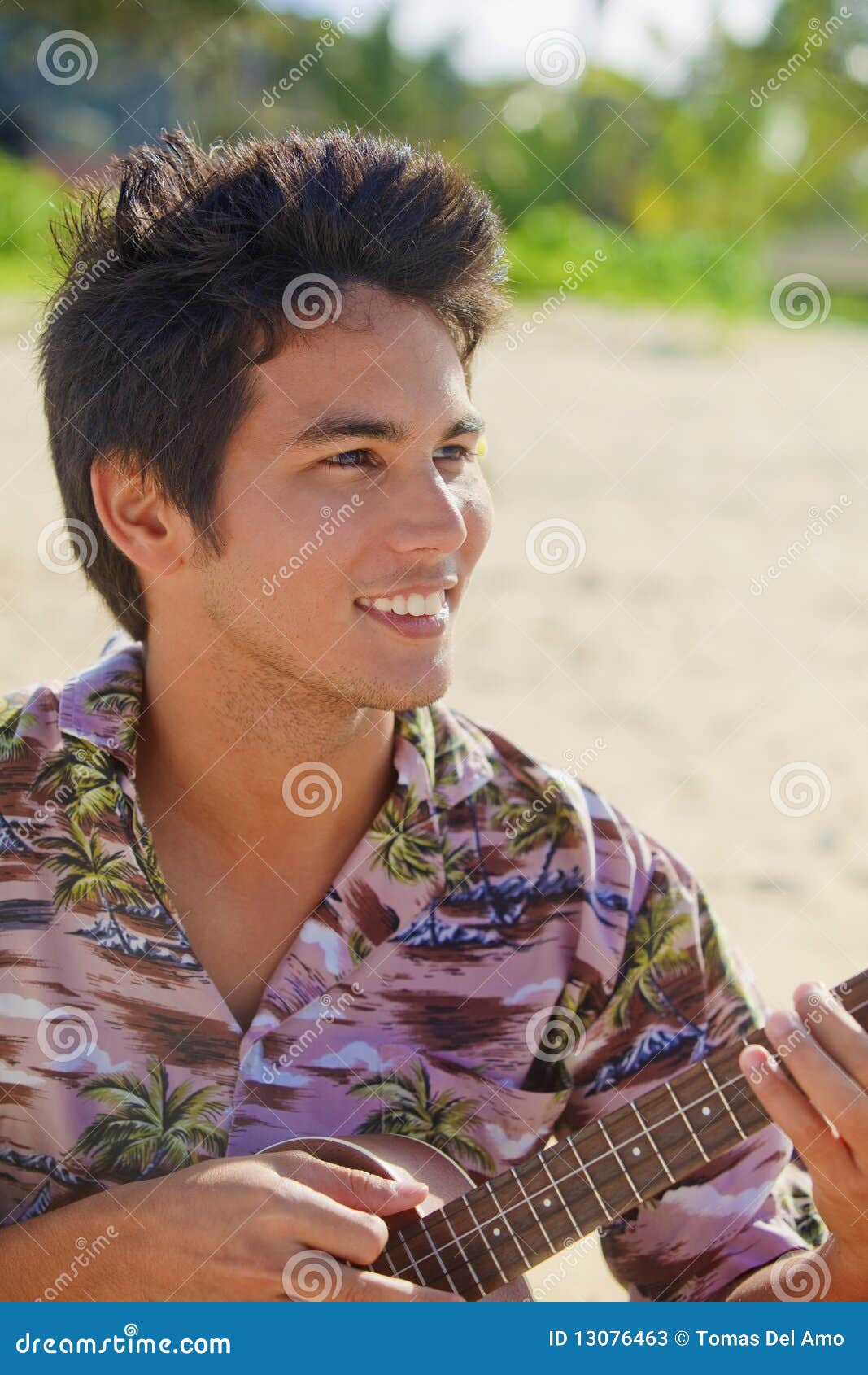 Portrait of a Pacific Island Man Stock Image - Image of hawaii, male ...