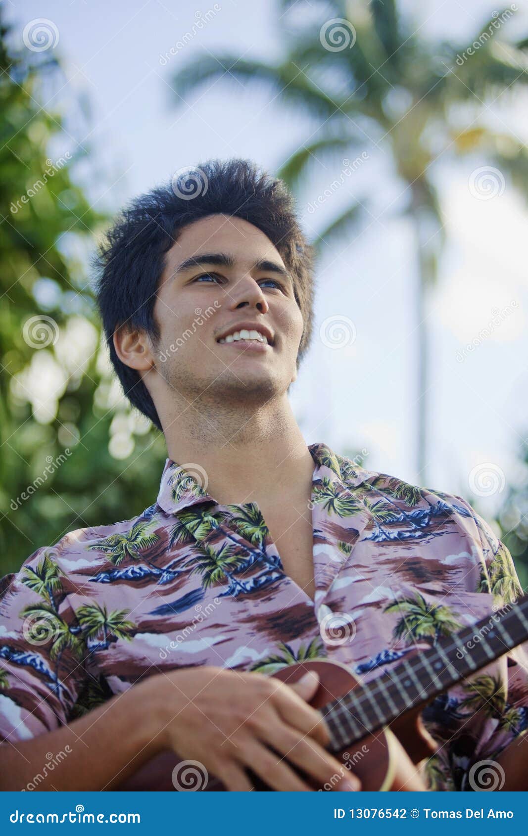 Portrait of a Pacific Island Man Stock Photo - Image of sand, face ...