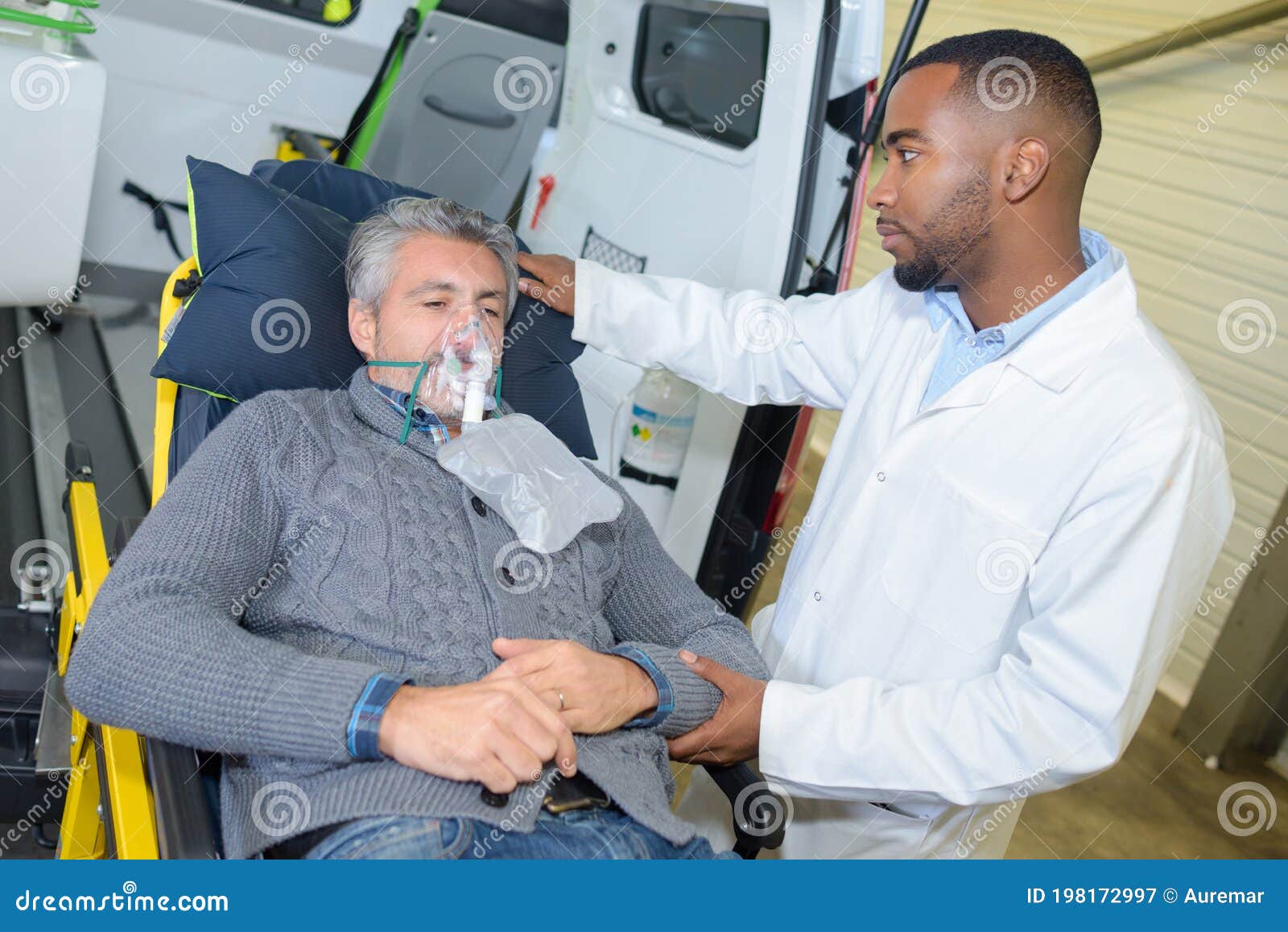 Portrait Paramedics To Rescue Stock Image - Image of response ...