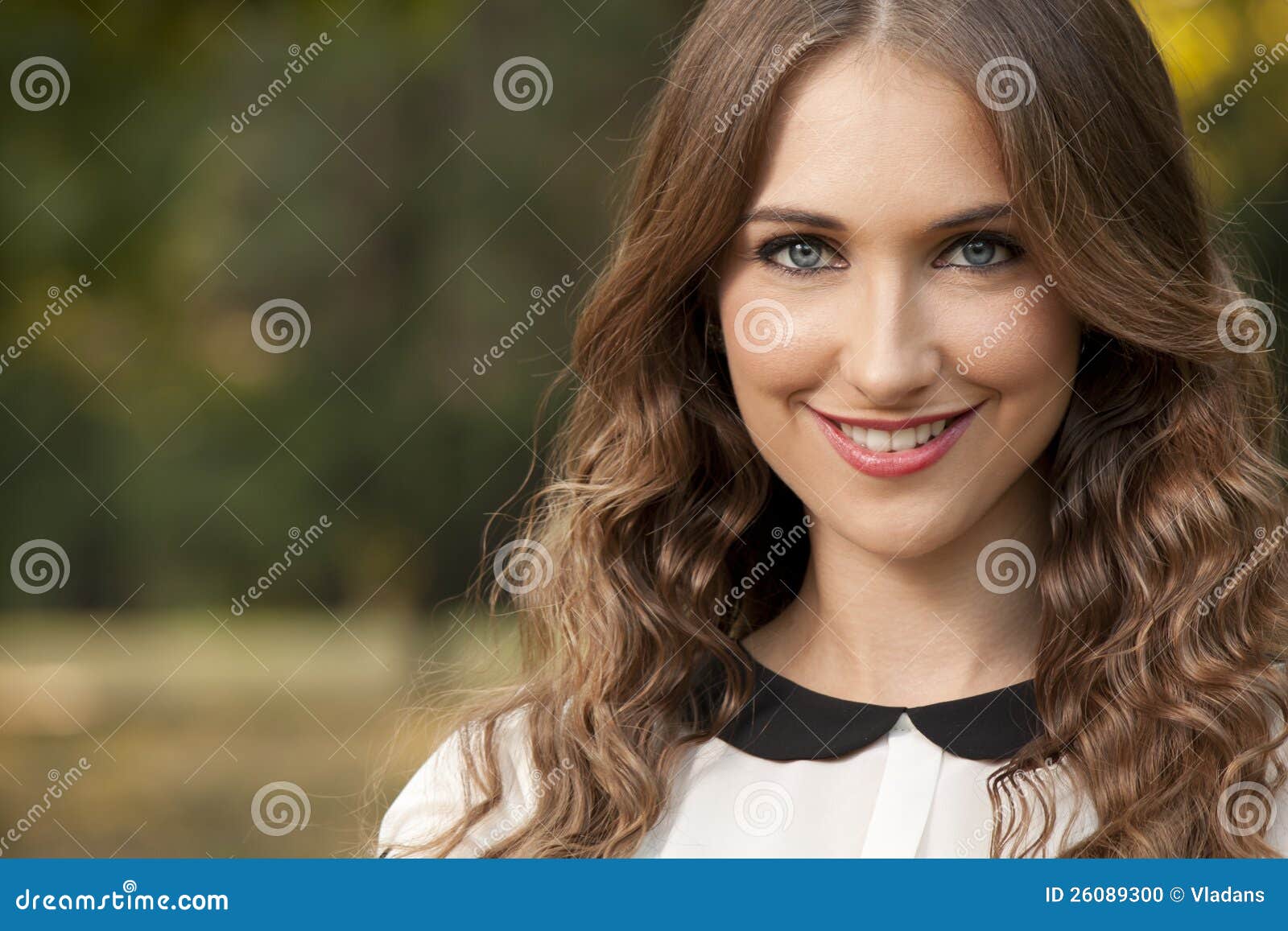 Portrait in park stock photo. Image of green, gorgeous - 26089300