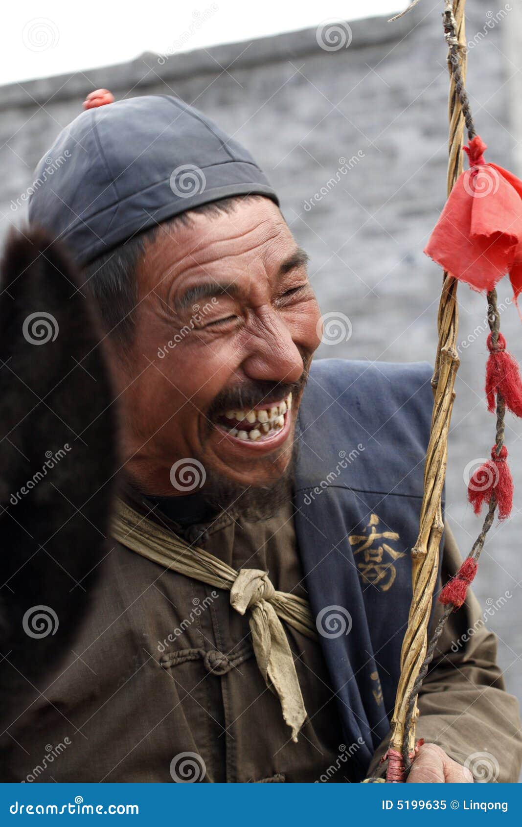 Portrait of the pedlar stock image. Image of city, characters - 5199635