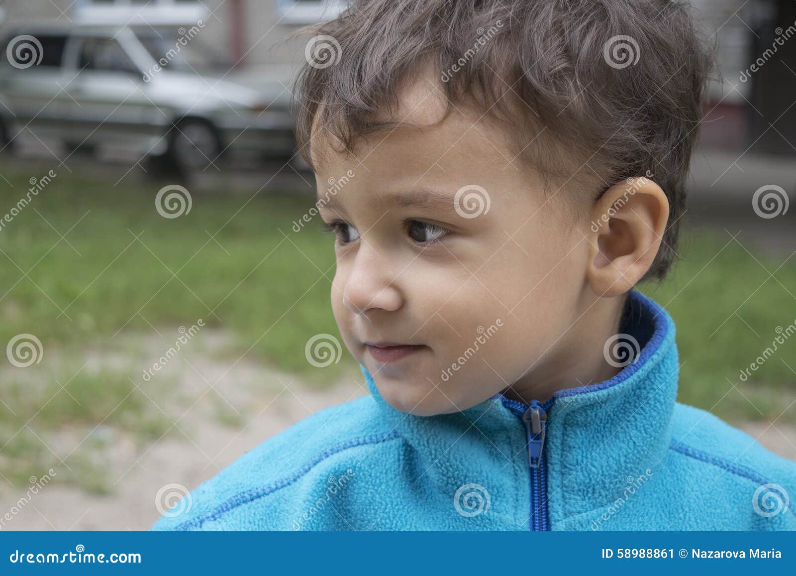 Portrait of pensive boy stock image. Image of weather - 58988861