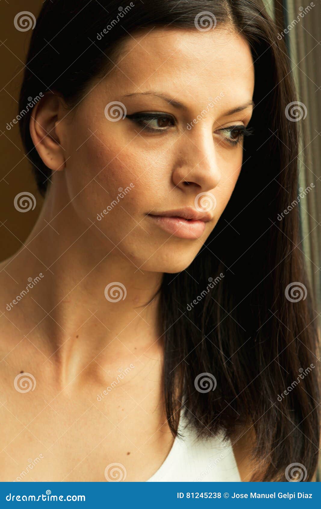 Portrait Of A Pensive Young Bald Man Stock Photo | CartoonDealer.com ... Portrait Of A Pensive Young Bald Man Stock Photo | CartoonDealer.com ...