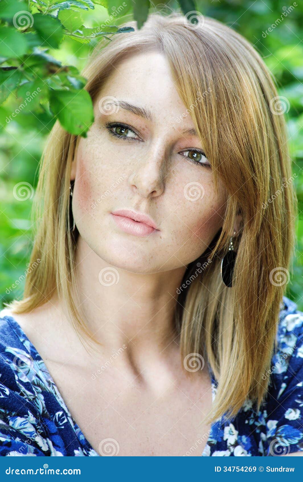 Portrait of pensive girl stock image. Image of innocence - 34754269