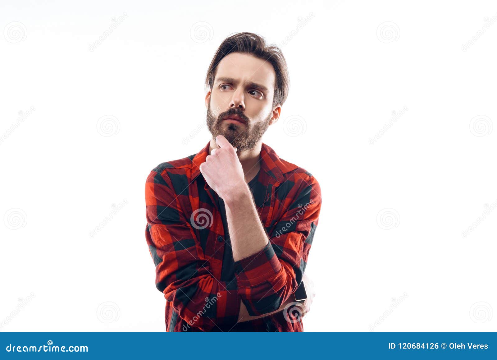 Portrait of Pensive Handsome Man Looking Away Stock Photo - Image of ... Portrait of Pensive Handsome Man Looking Away Stock Photo - Image of ...