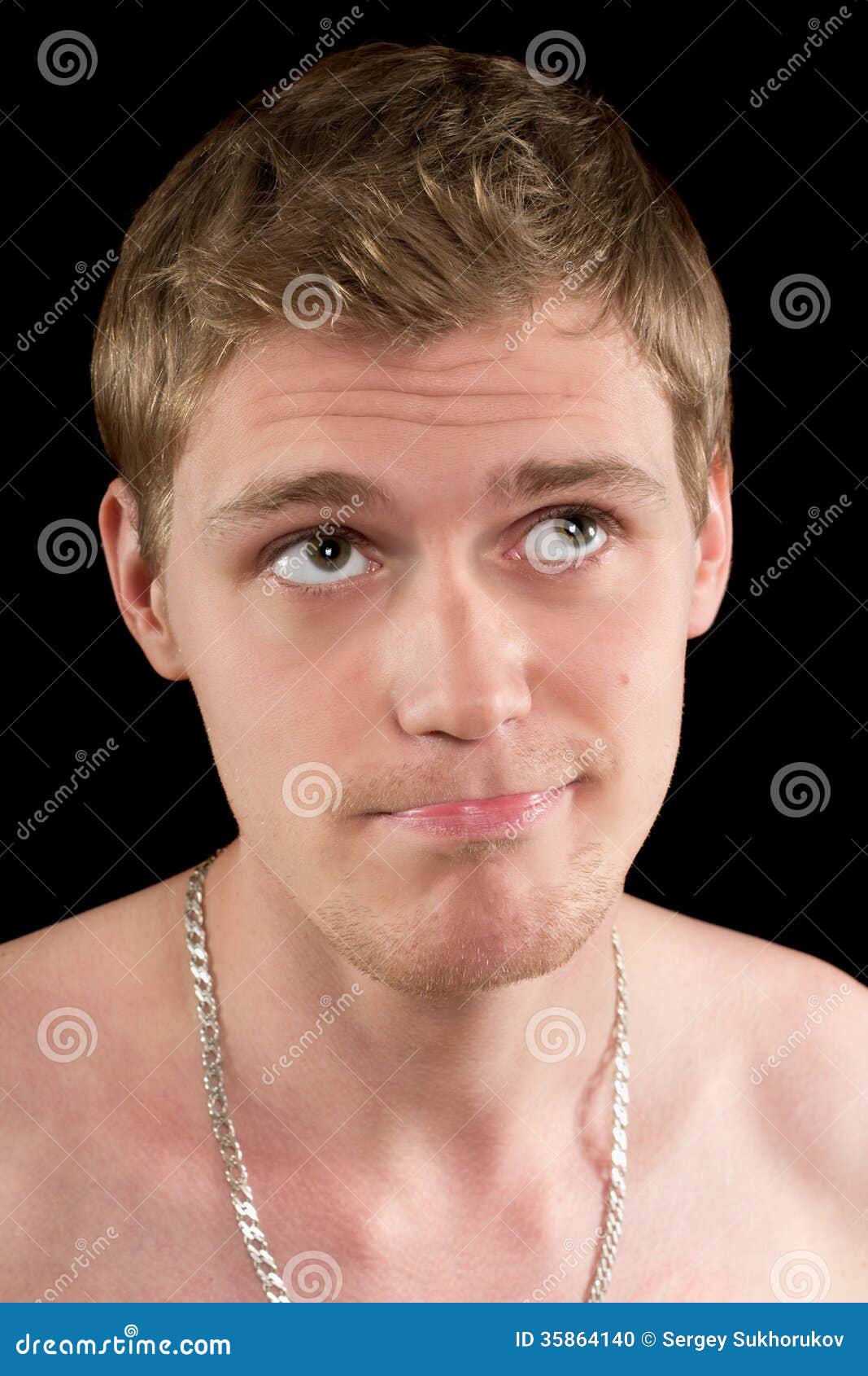 Portrait of a Pensive Young Man Stock Photo - Image of human ... Portrait of a Pensive Young Man Stock Photo - Image of human ...