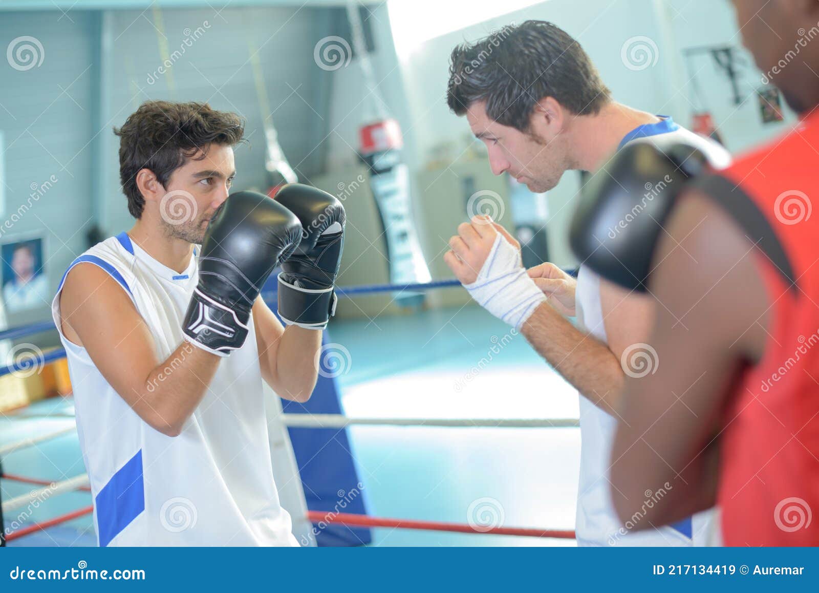 Portrait People during Boxing Practice at Gym Stock Image - Image of ...