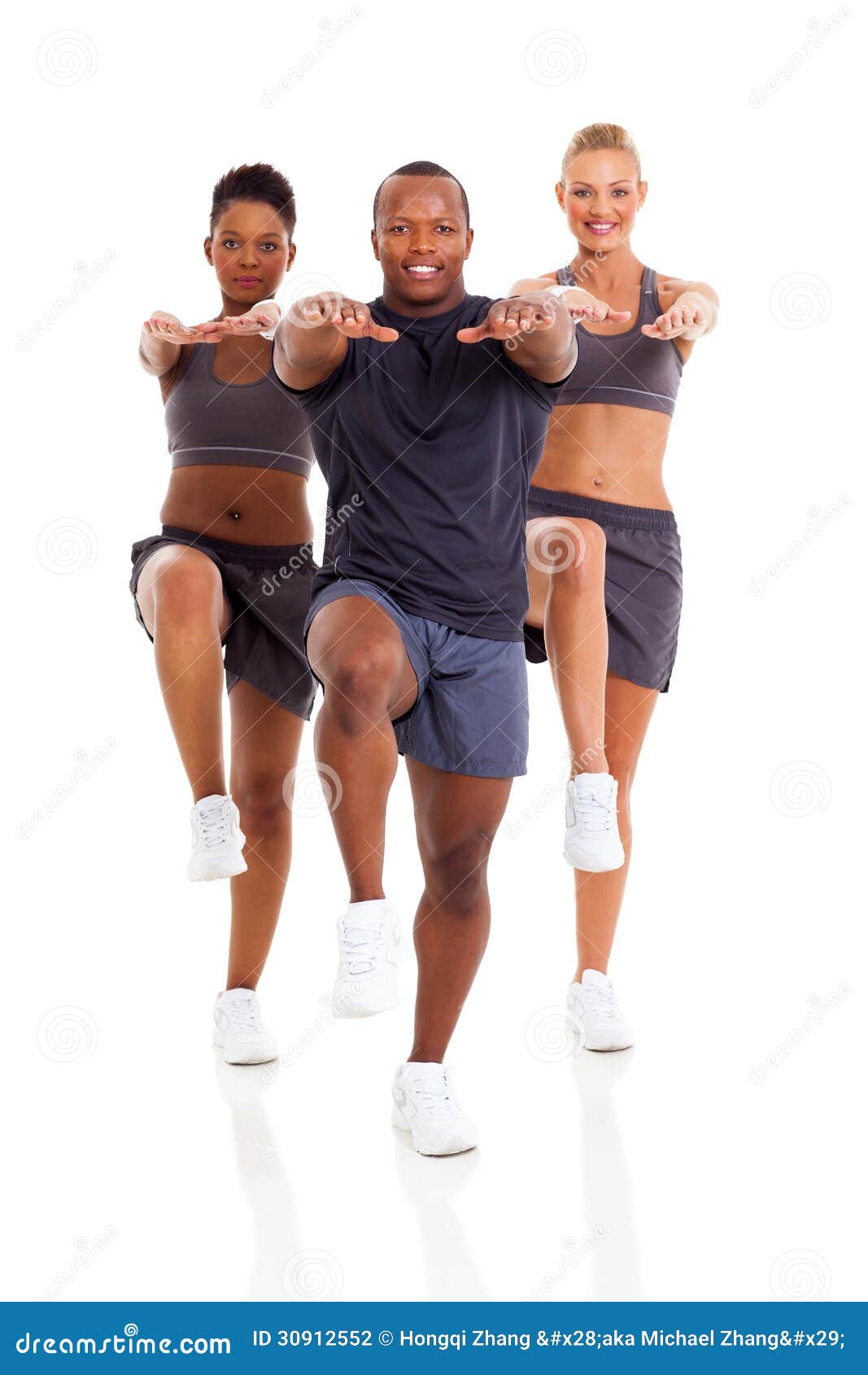 Portrait people exercising stock photo. Image of fitness - 30912552
