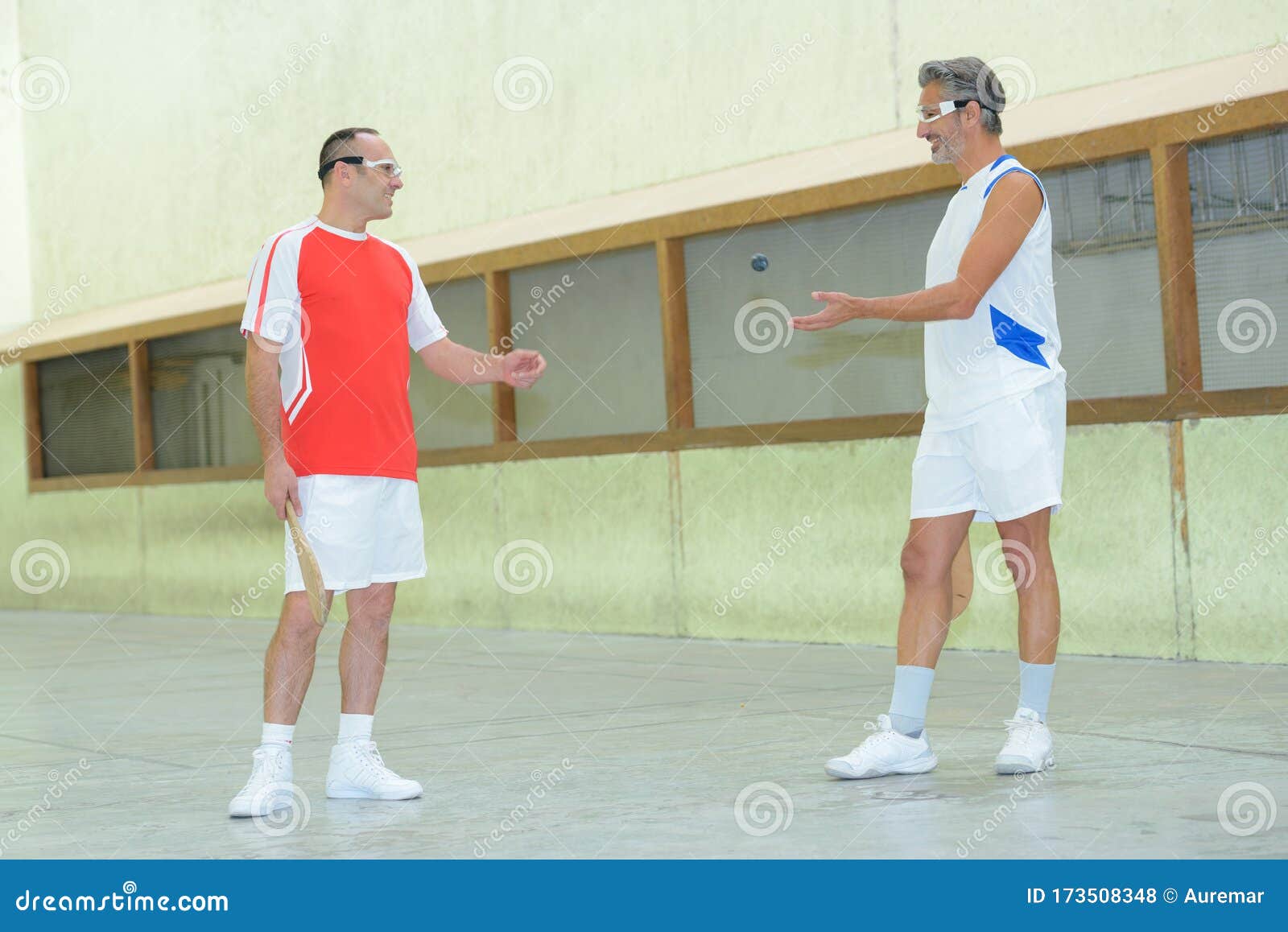 Portrait People Playing with Ball Stock Photo - Image of point ...