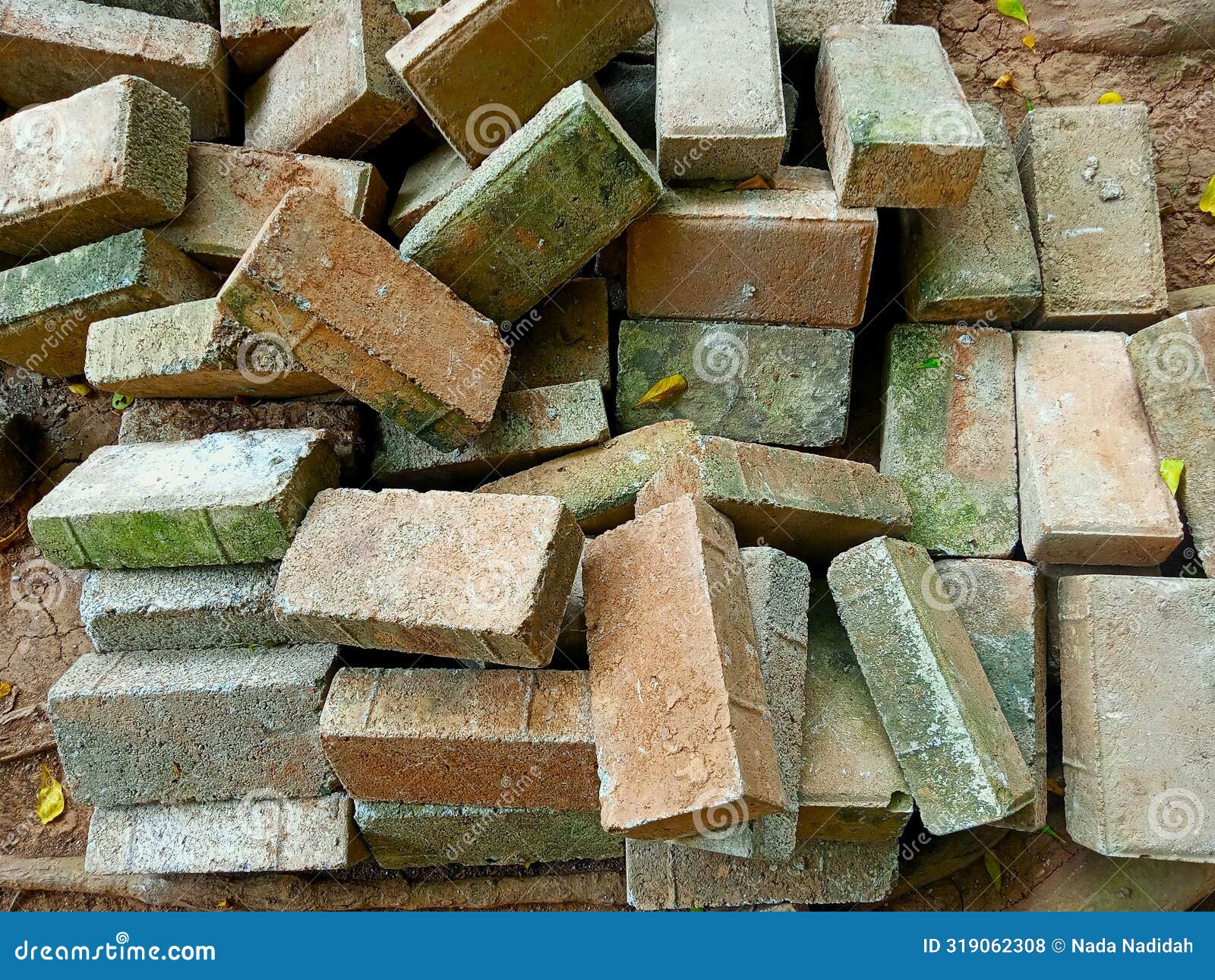 Portrait of a Pile of Stones or Paving Blocks Stock Photo - Image of ...