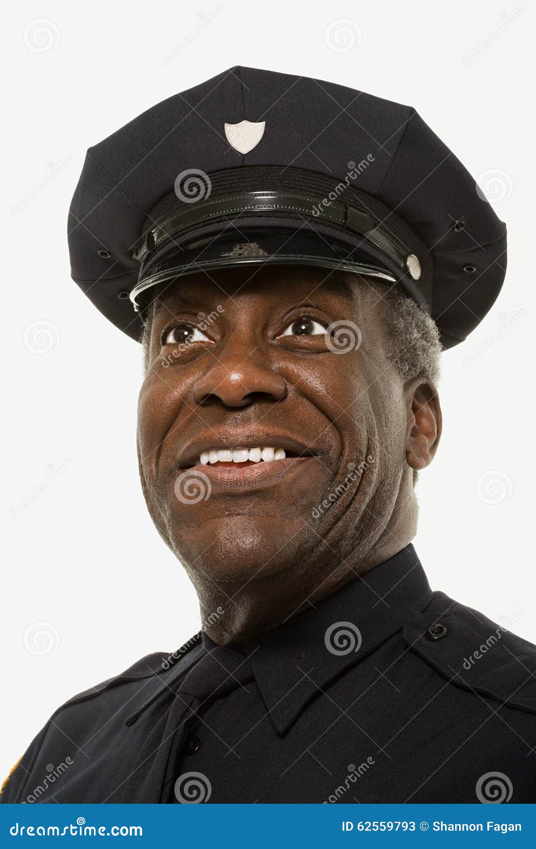 Portrait of a Police Officer Stock Image - Image of bravery, badge ...