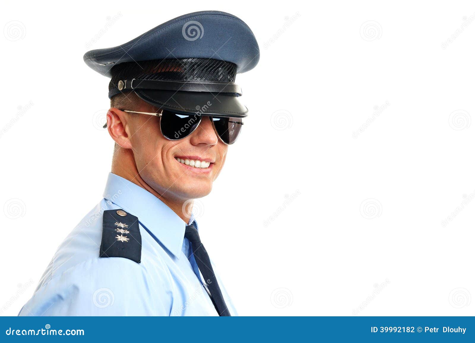 Portrait of policeman stock photo. Image of sergeant - 39992182