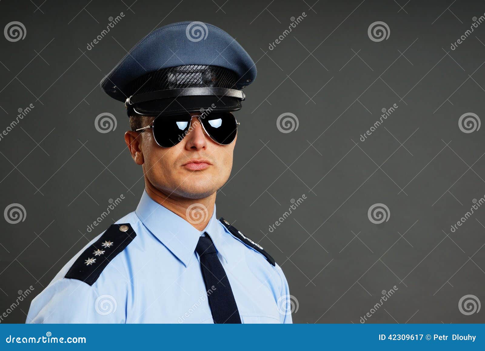 Portrait of Policeman in Uniform Stock Image - Image of adult, security ...