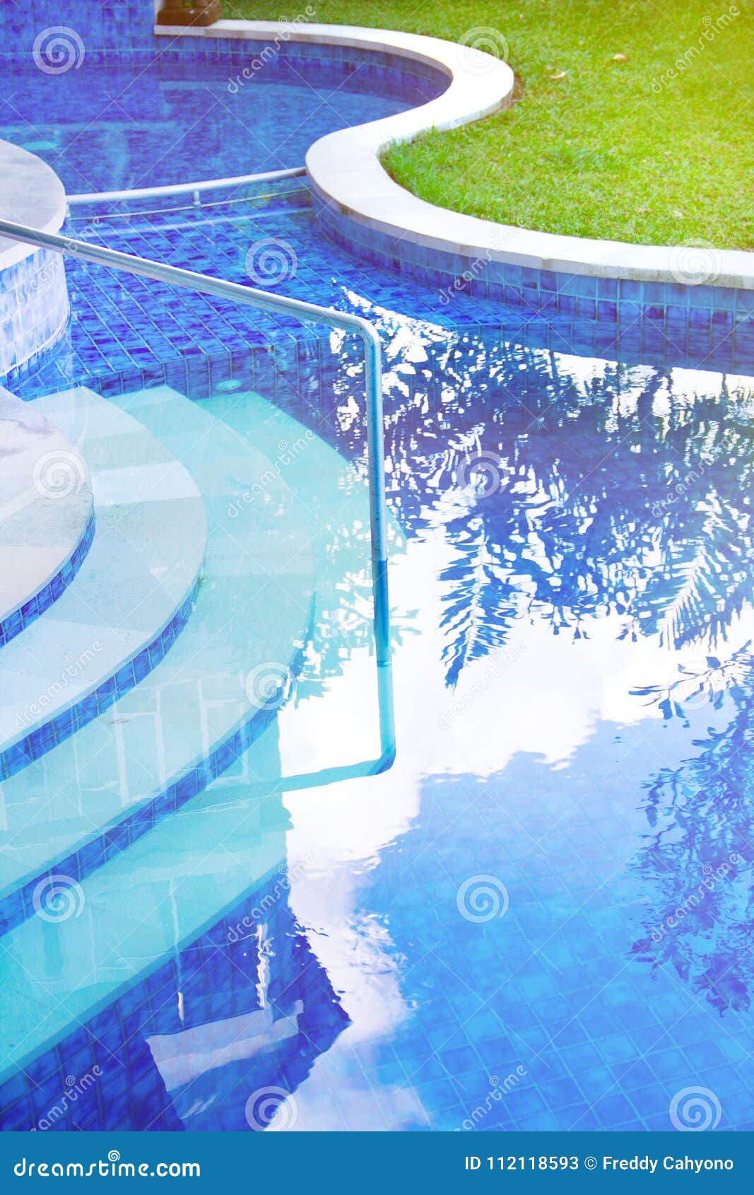 Portrait of a poolside stock image. Image of fresh, beautiful - 112118593