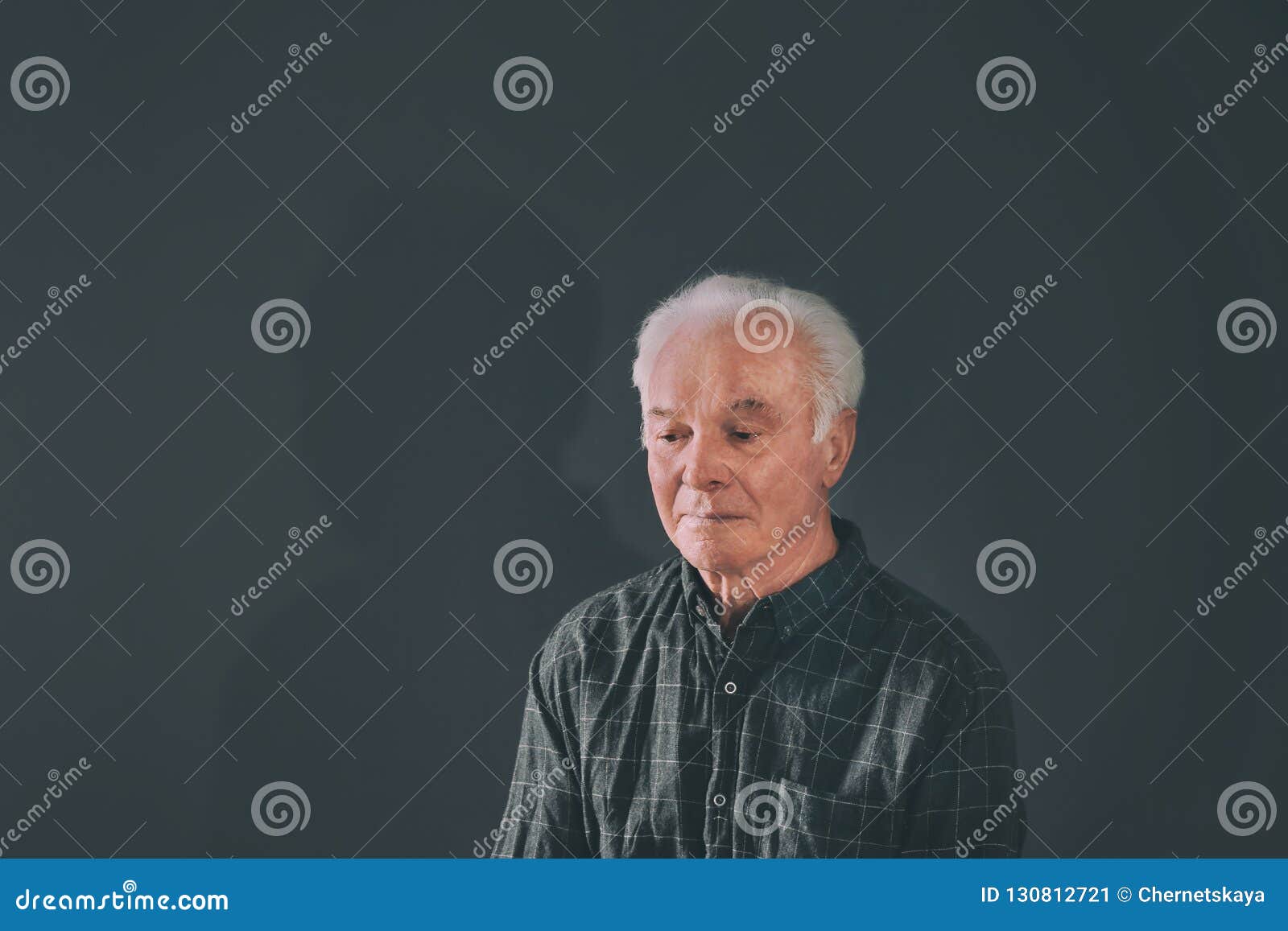 Portrait of Poor Elderly Man Stock Image - Image of hopeless, male ...