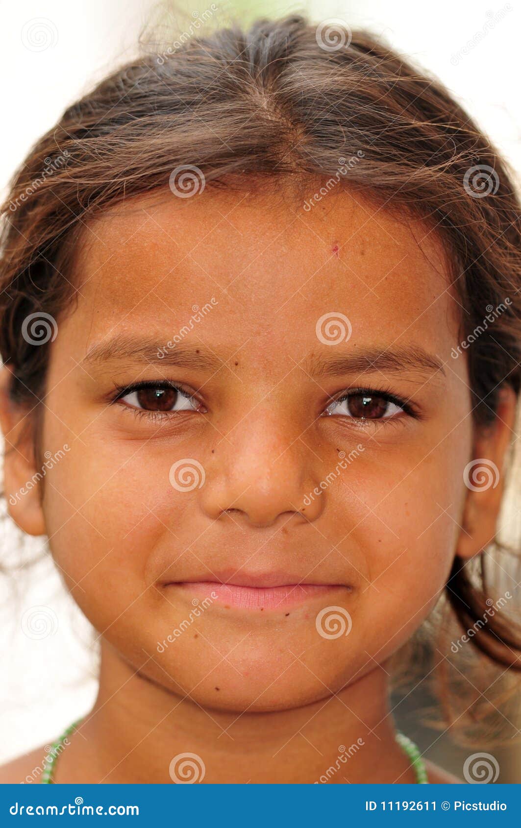 Portrait of Poor Village Girl Stock Image - Image of portrait, girl ...
