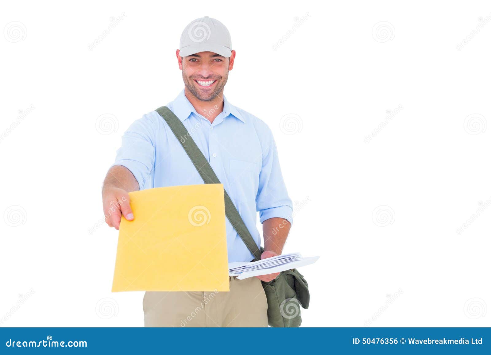 Portrait Postman Delivering Letter Stock Photos - Free & Royalty-Free ...