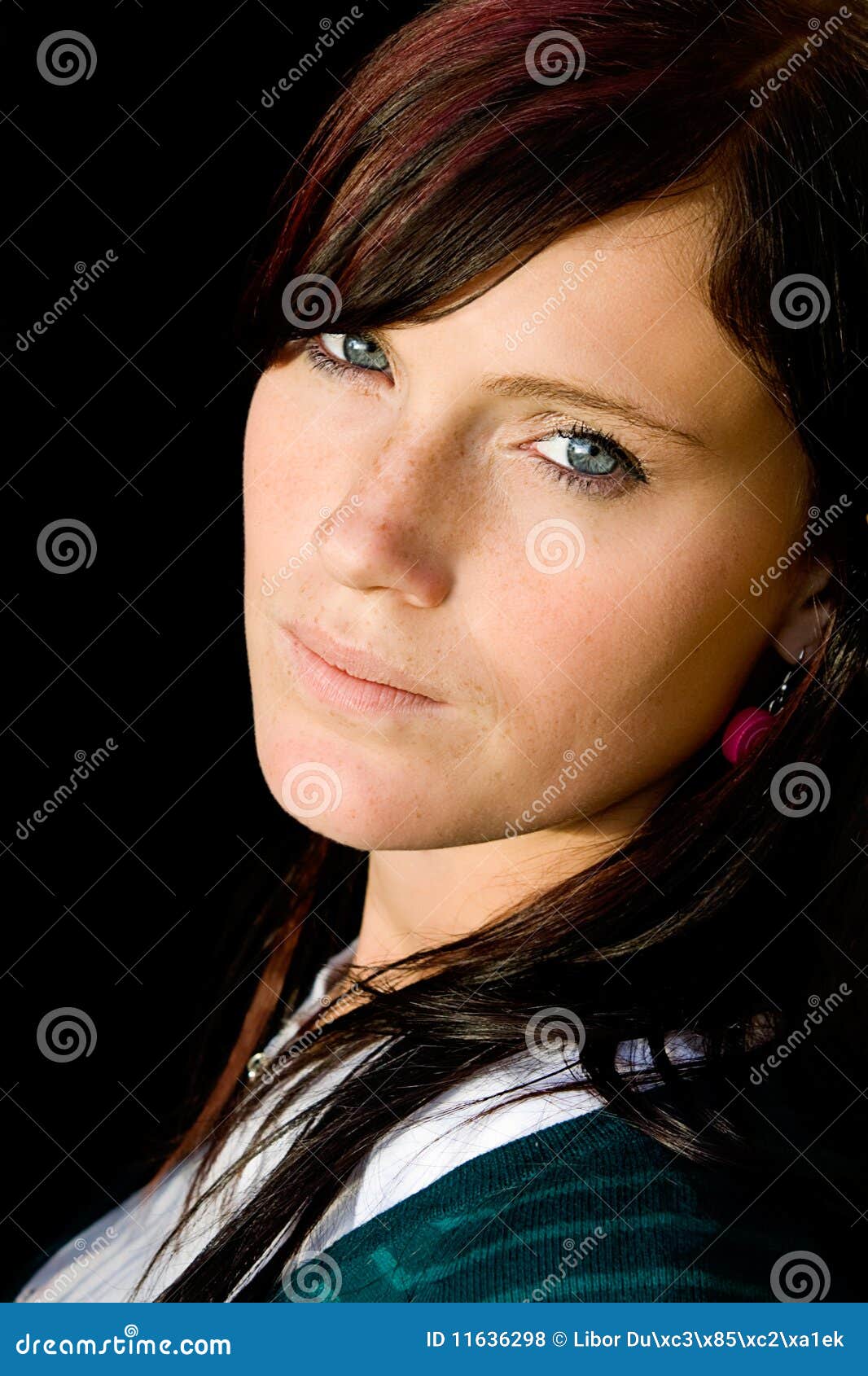 Portrait of preety girl stock photo. Image of good, face - 11636298