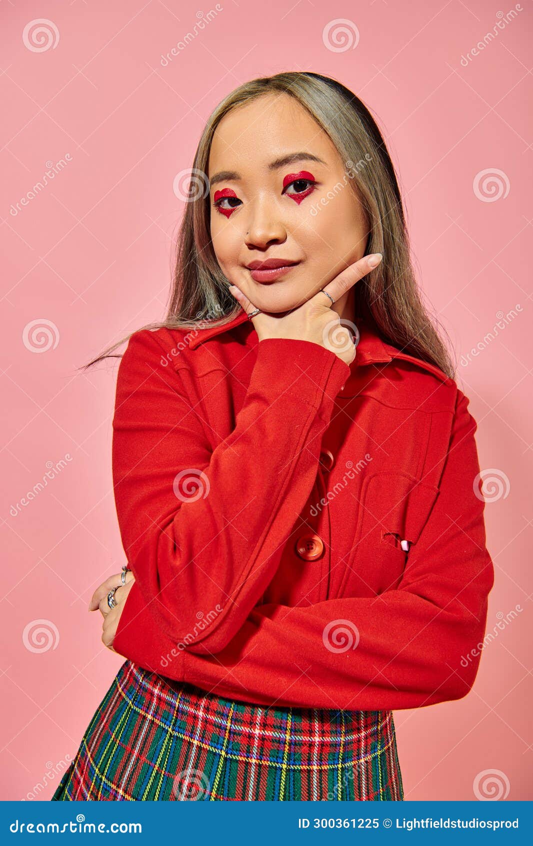 Portrait Of Pretty Asian Young Woman Stock Image Image Of Eyecatching
