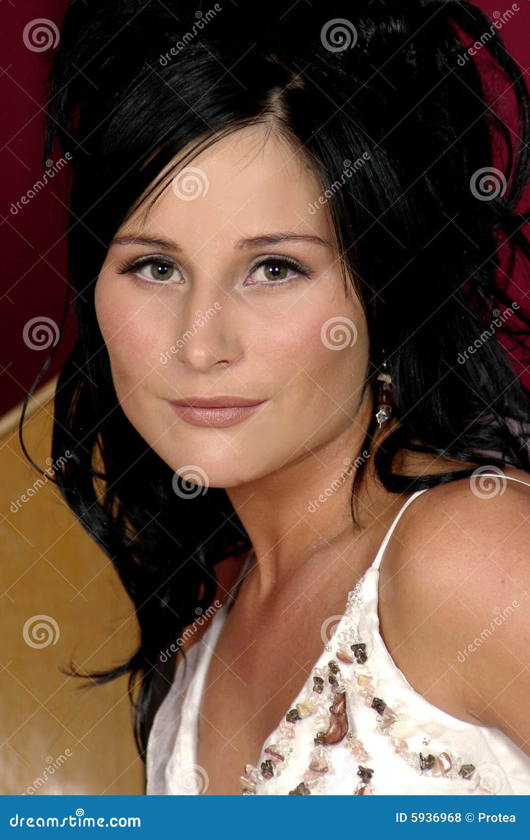 Portrait of pretty bride stock photo. Image of joyful - 5936968