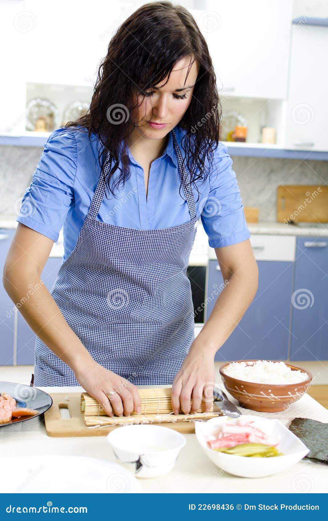 Portrait of Pretty Chief Cook Stock Photo - Image of occupation, cook ...
